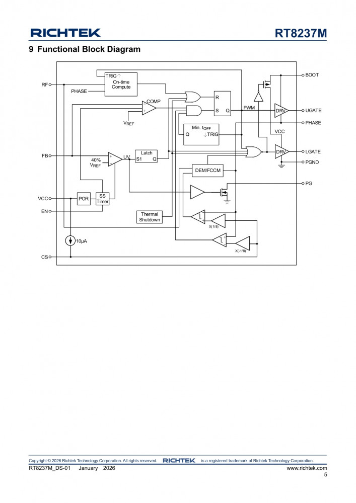RT8237M datasheet preview, page 5