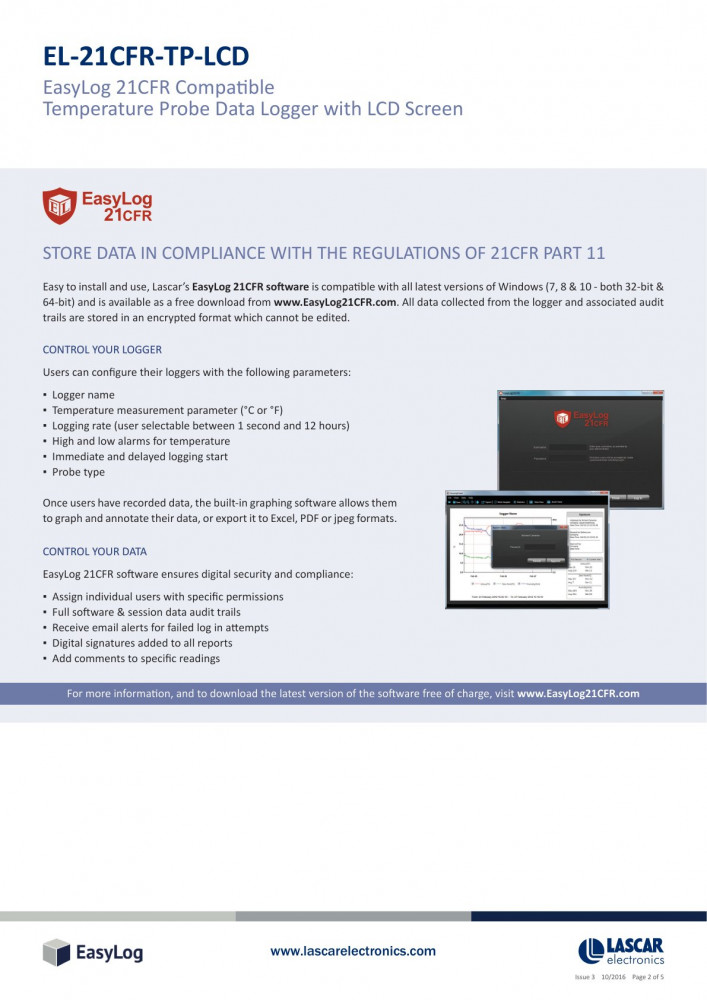 EL-21CFR-TP-LCD technical document page 2