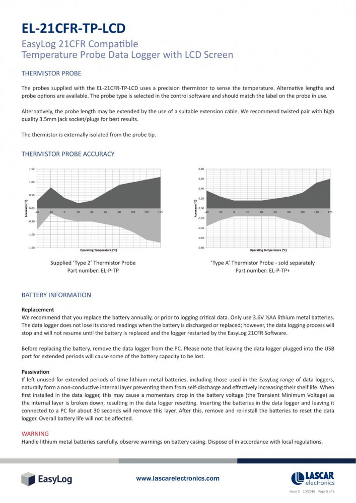 EL-21CFR-TP-LCD technical document page 5