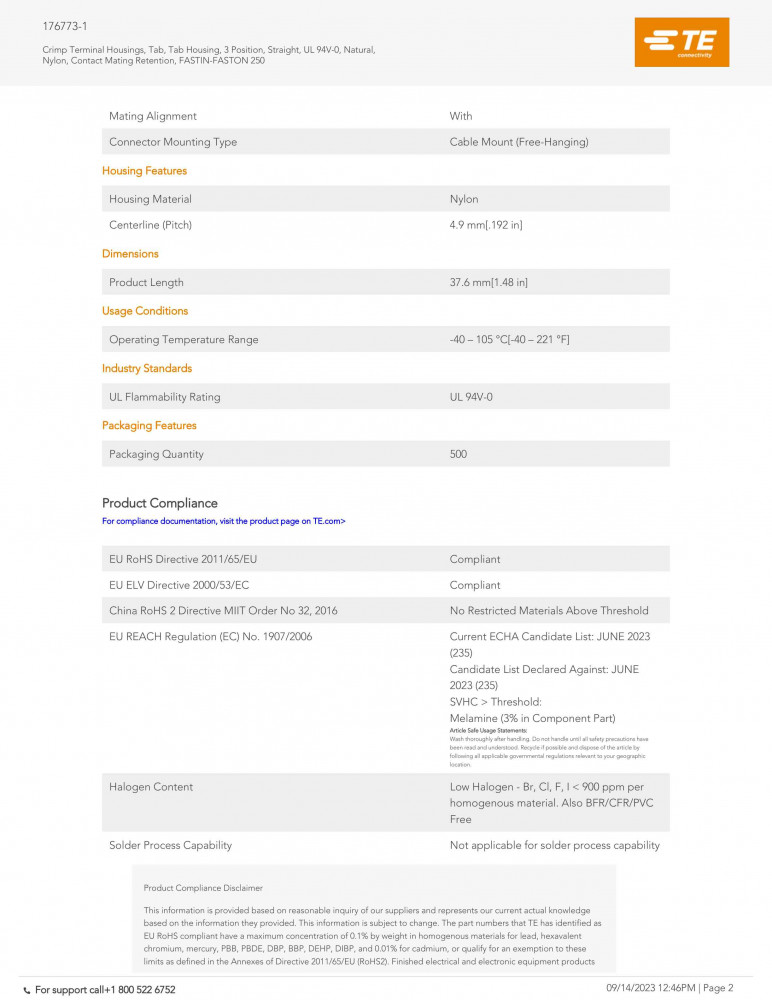 176773-1 technical document page 2