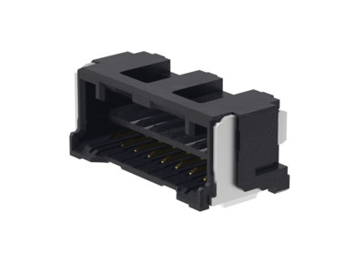 1.50mm Pitch CLIK-Mate Wire-to-Board PCB Receptacle, Single Row, Surface Mount, Vertical, 0.38µm Gold (Au) Plating, 10 Circuits, Black
