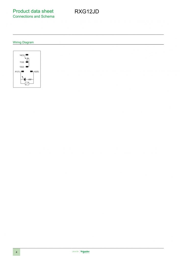 RXG12JD technical document page 4