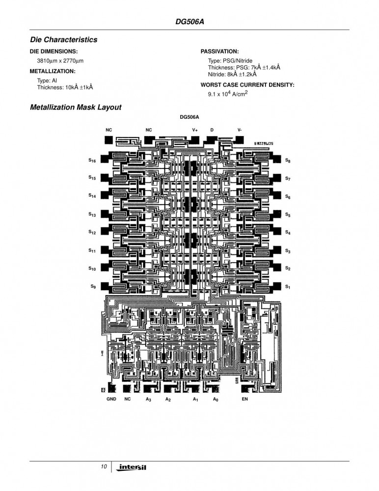 DG507AAK/B datasheet page 10