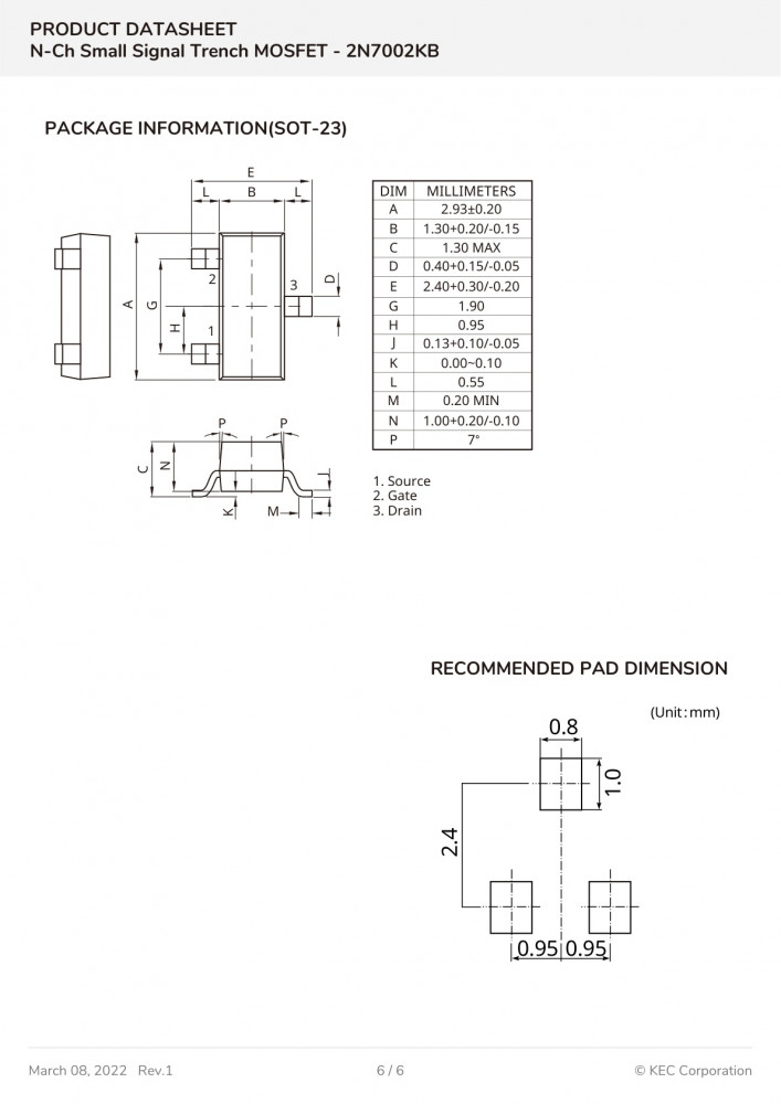 2N7002KB-RTK/HP datasheet page 6