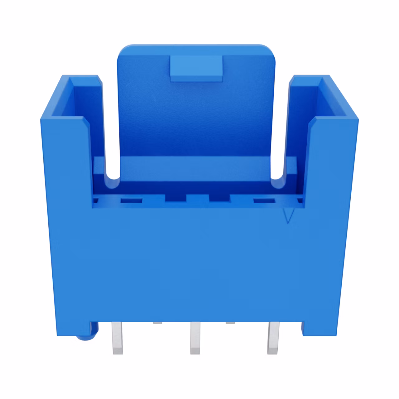 Appli-Mate RAST 2.5 Header, Vertical, 5 Circuits, Tin (Sn) Plating, Glow-Wire Capable, Positioning Keys A, B, E and F Blocked, with Latch, Blue for sale