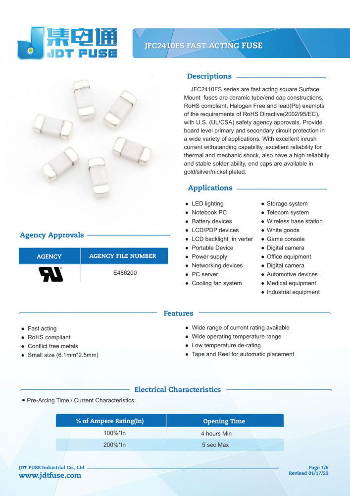 JFC2410FS datasheet page 2