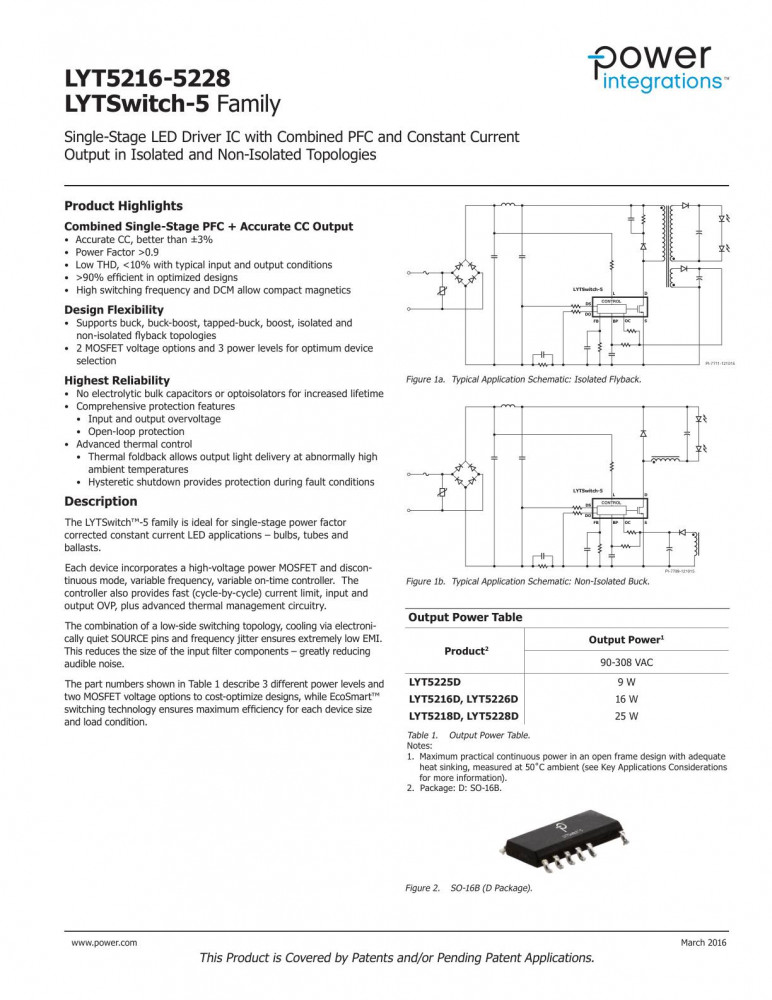 LYT5226D-TL datasheet page 1
