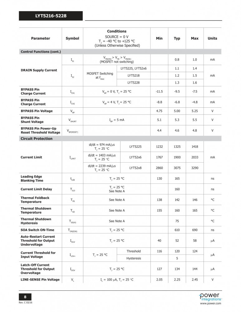 LYT5226D-TL datasheet page 8