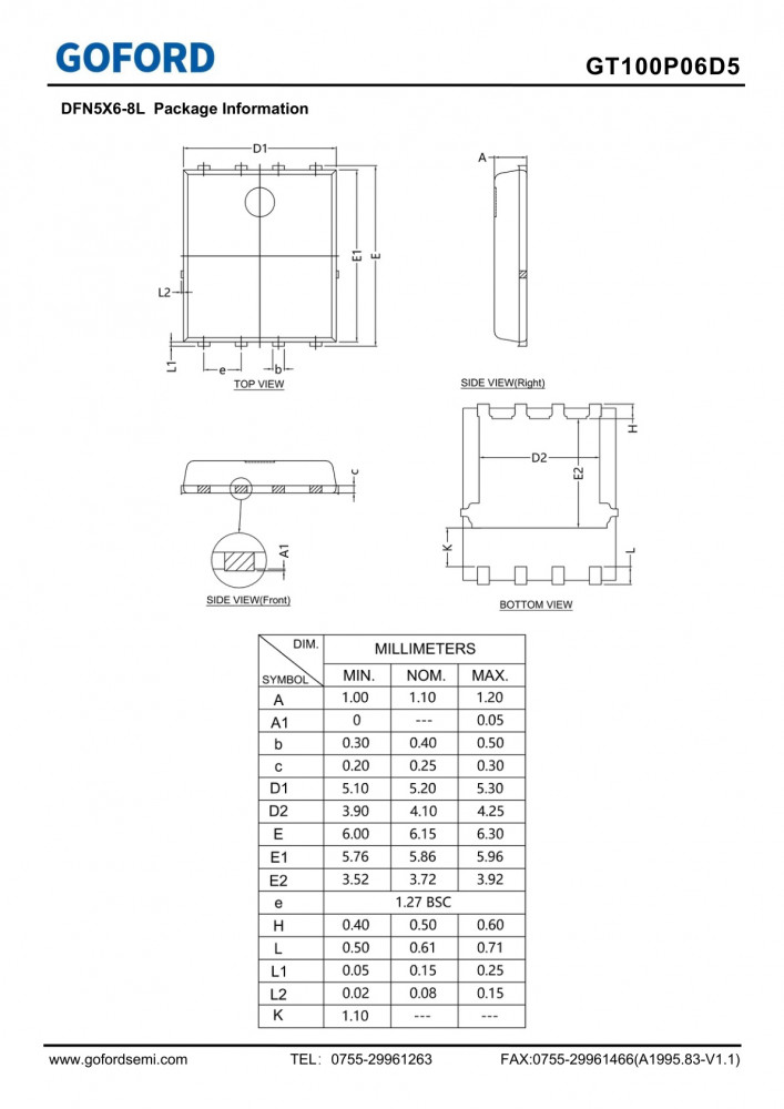 GT100P06D5 datasheet page 6