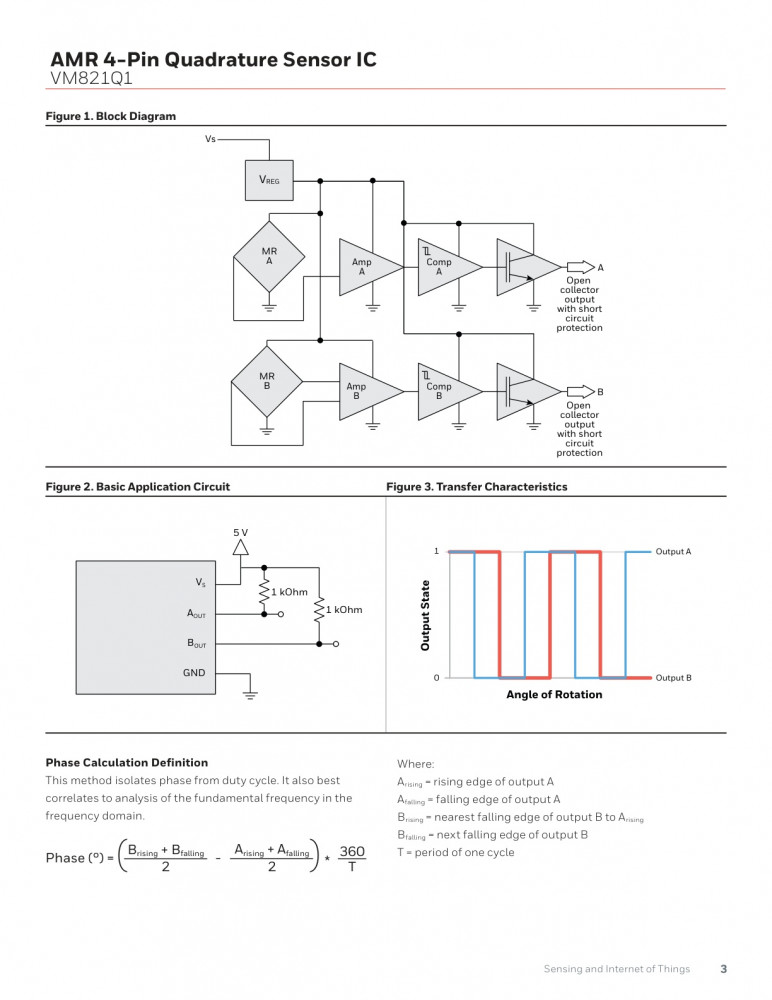 Honeywell sensor IC document page 3