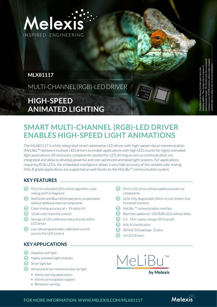 MLX81117 technical document page 1