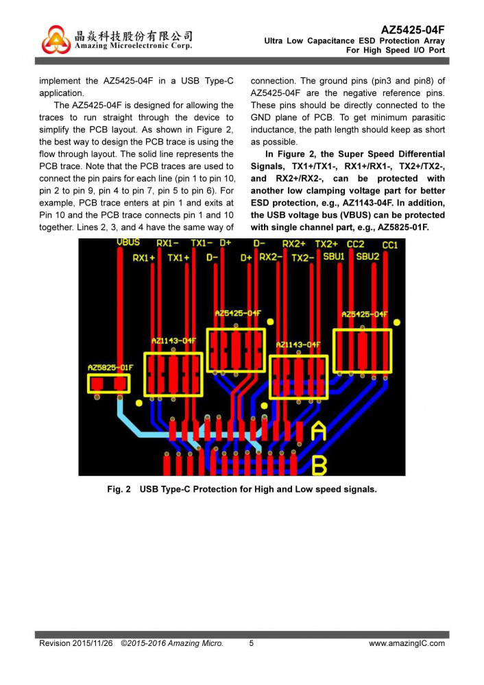 AZ5425-04F datasheet page 5