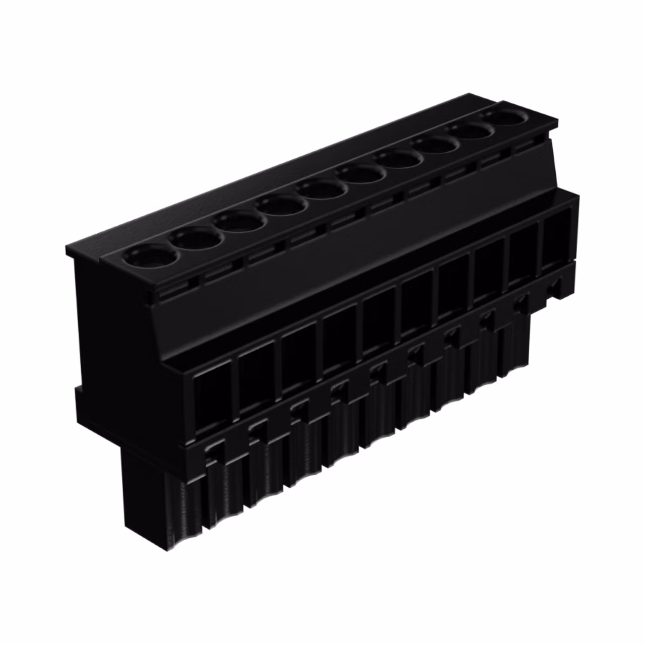 3.50mm Pitch Eurostyle Vertical Plug, Rear Wire Entry, 10 Circuits for sale