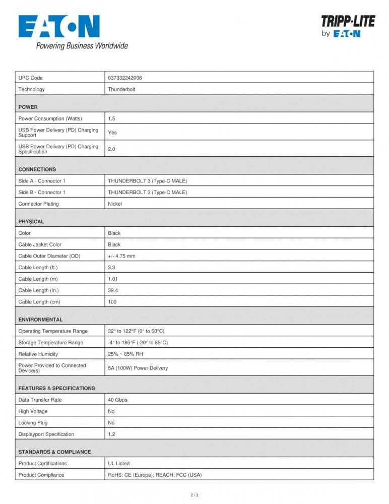 MTB3-01M-5A-AB technical document page 2