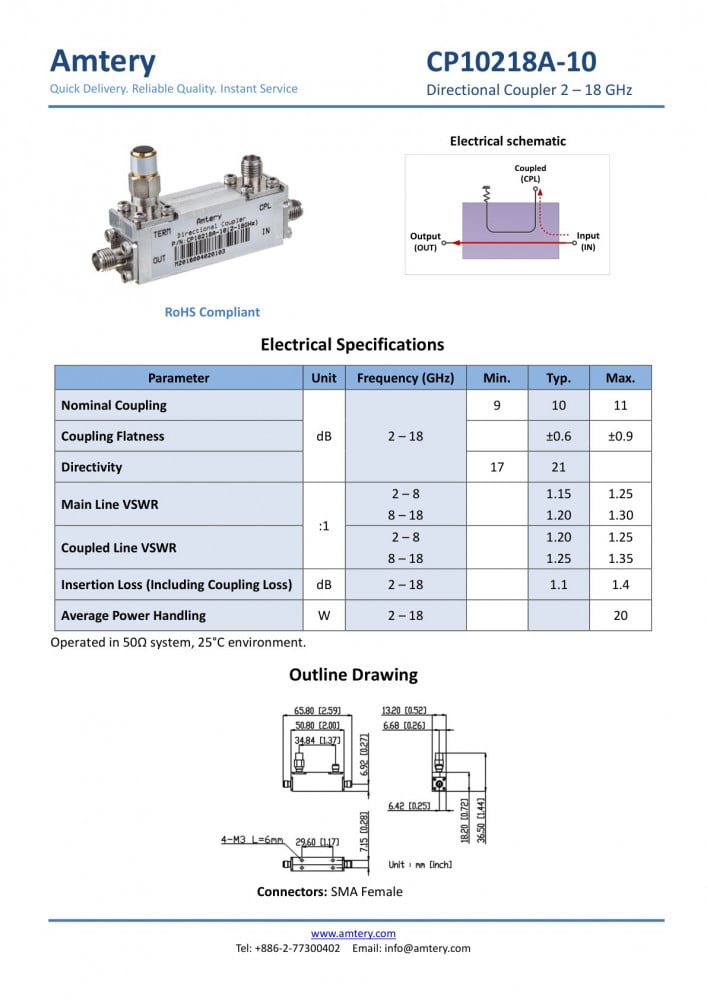 CP10218A-10 technical document page 1