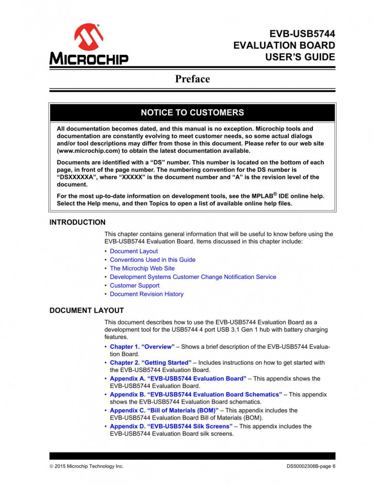EVB-USB5744 User's Guide page 6