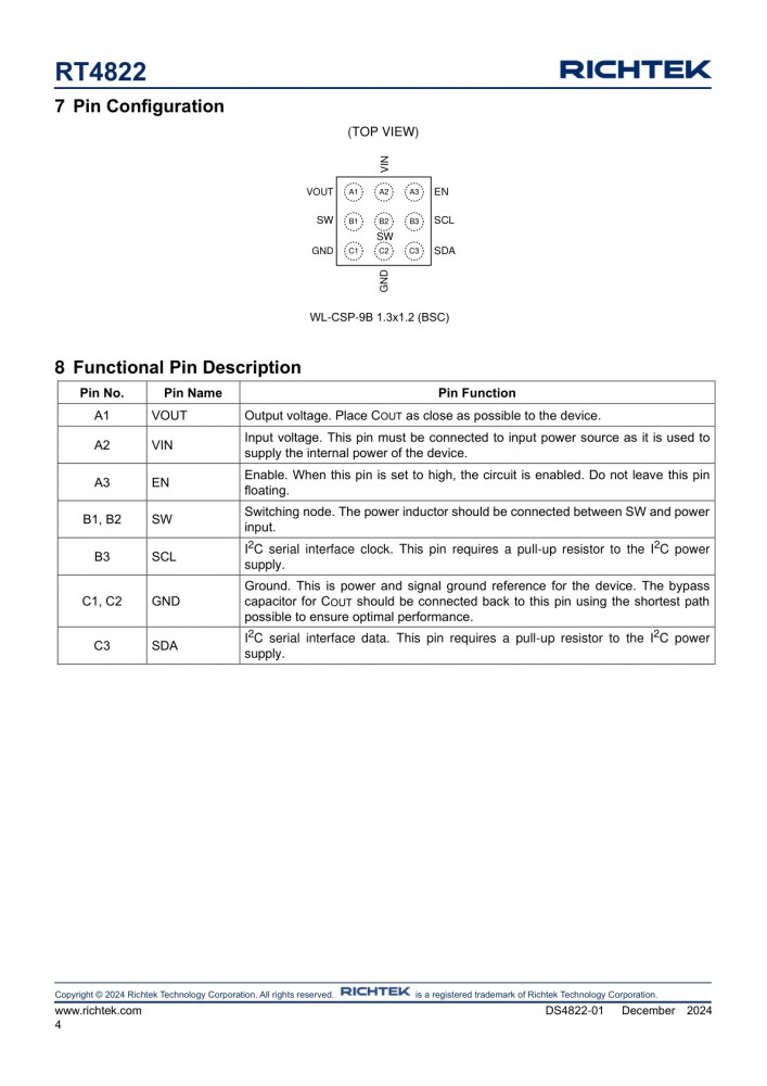RT4822 datasheet page 4