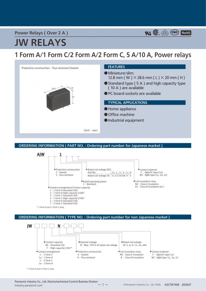 JW relay catalog page 2