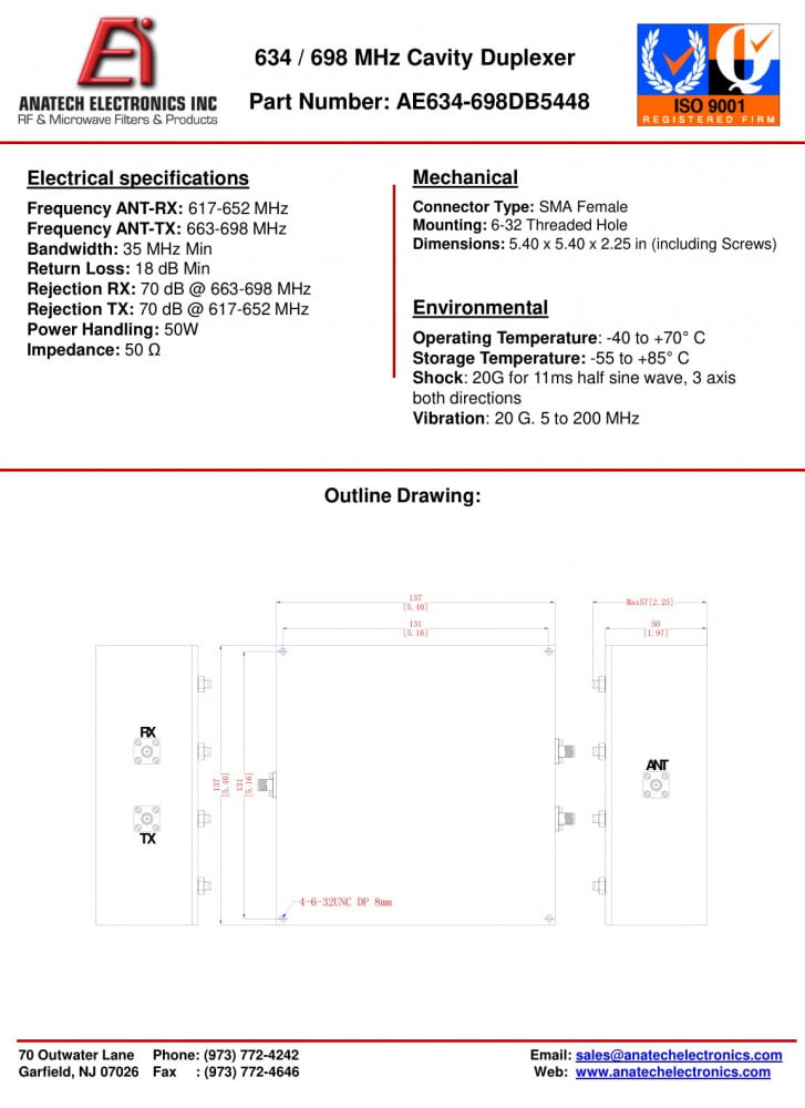 AE634-698DB5448 technical document preview