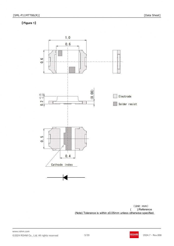 SML-P11MTT86R technical document page 3