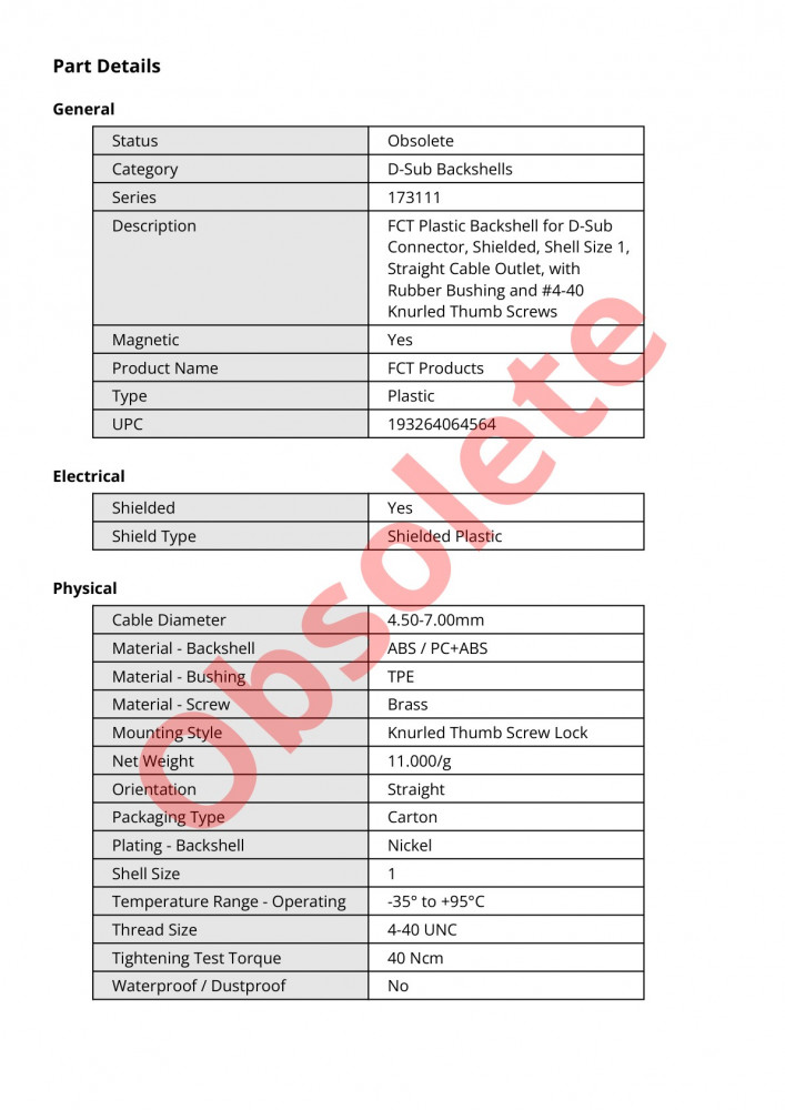 MOLEX 1731110872 product drawing page 2