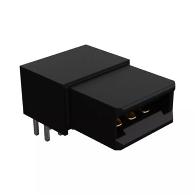 EXTreme LPHPower Receptacle Header, Right-Angle, 2 Power Contacts, Select Gold (Au) Plating, for 2.36mm Thick PC Board for sale