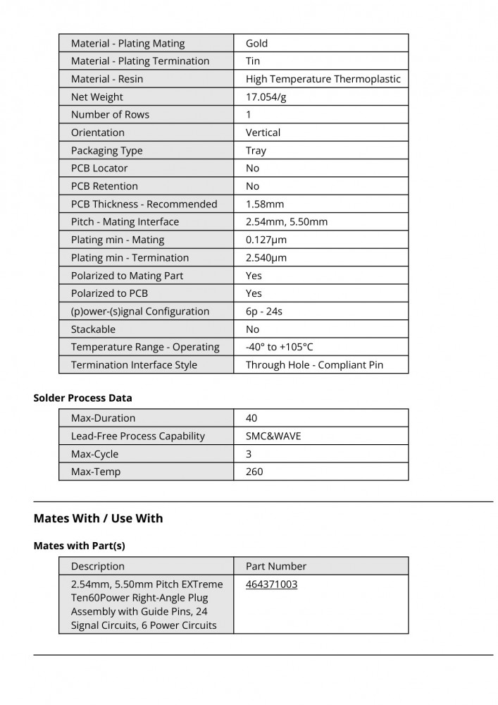 MOLEX 465621003 document page 3