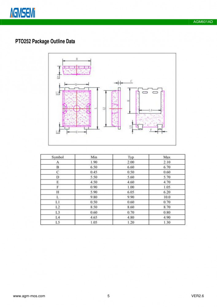 AGM601AD datasheet page 5