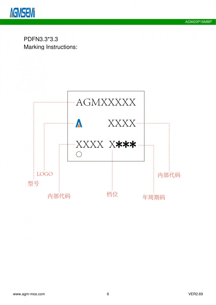 AGM20P16MBP datasheet page 6