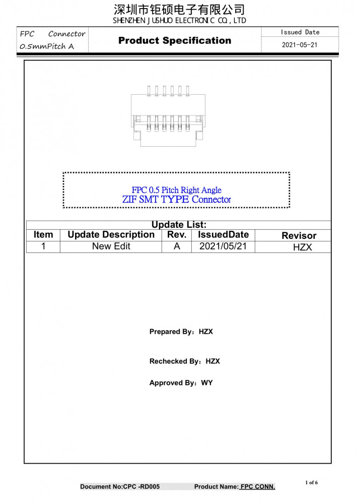 AFH05-S07FIA-1H specification page 3