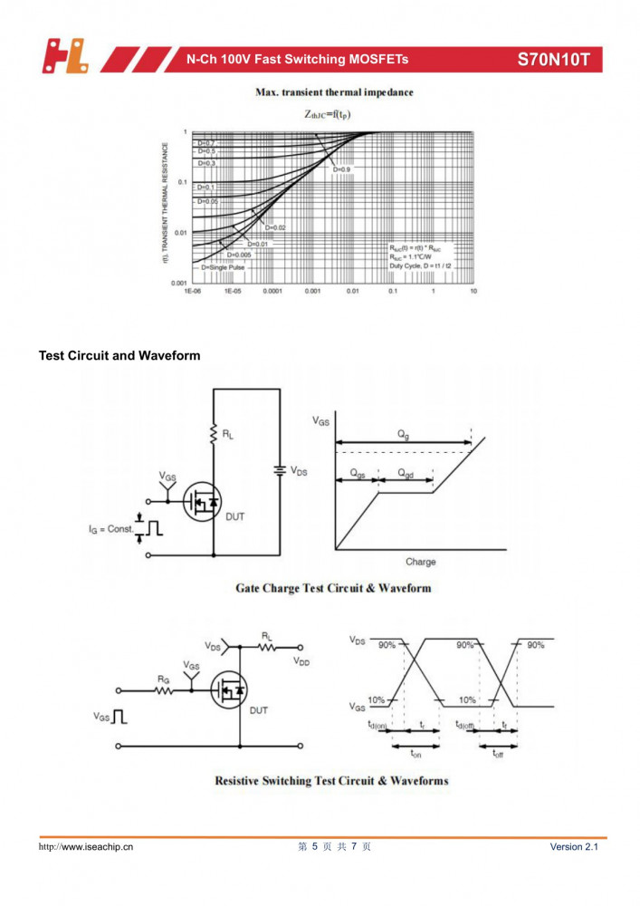 S70N10T datasheet page 5
