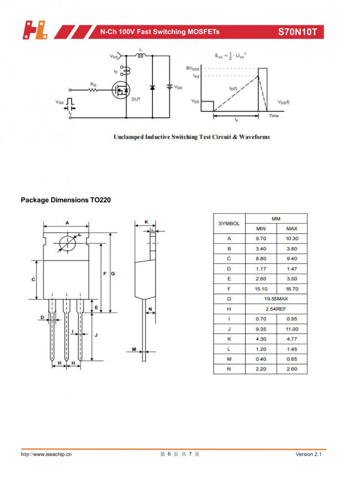 S70N10T datasheet page 6