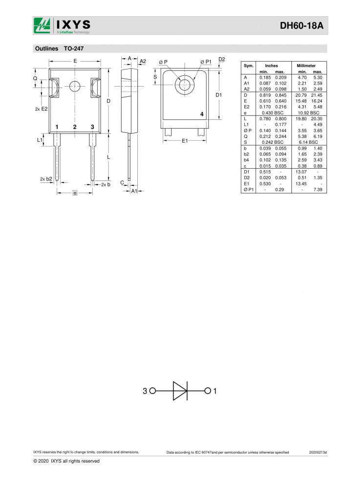DH60-18A technical document page 4