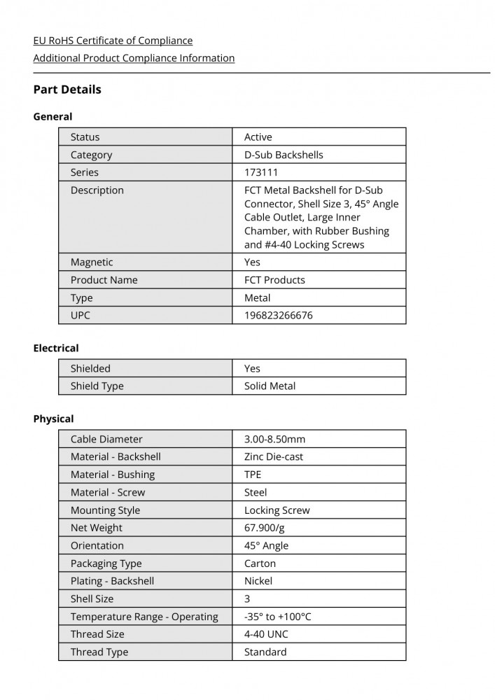 MOLEX 1731110931 technical drawing, page 2