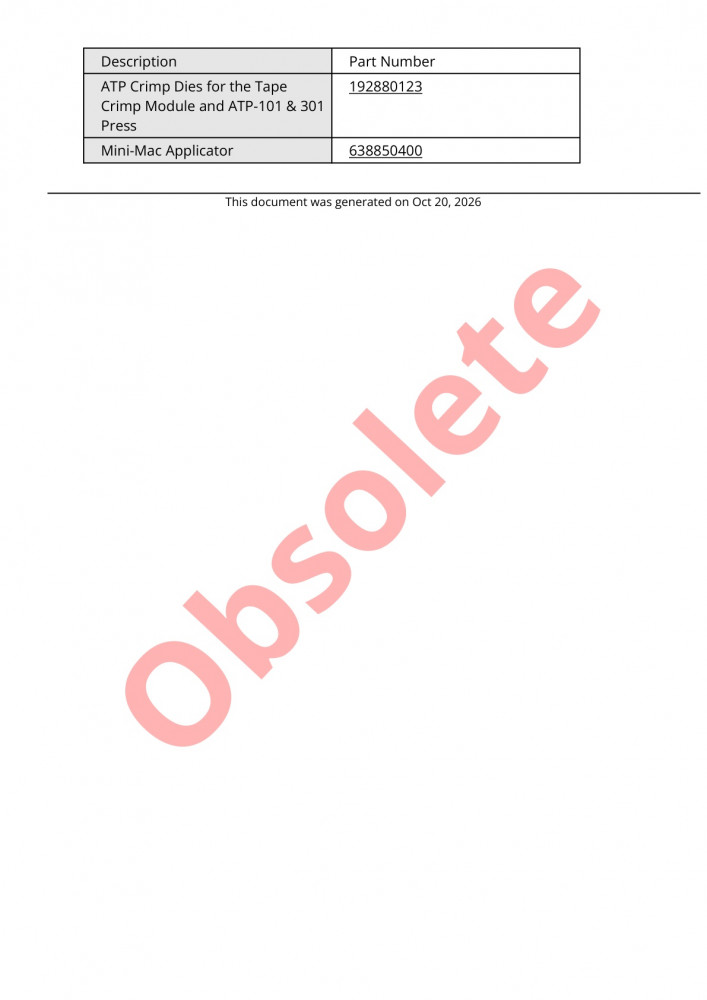 Technical document image 3 for MOLEX 191790013