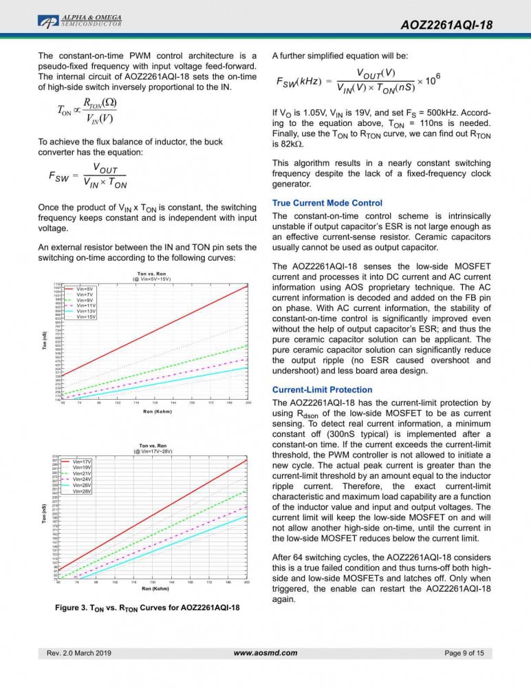 AOZ2261AQI-18 datasheet page 9