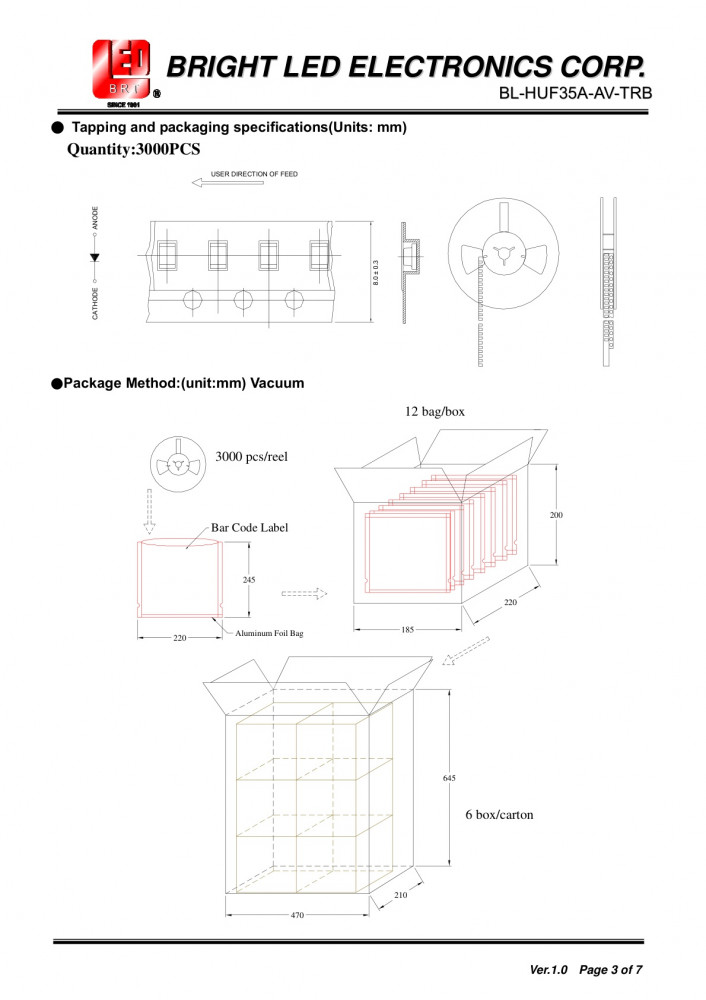 BL-HUF35A-AV-TRB datasheet page 3