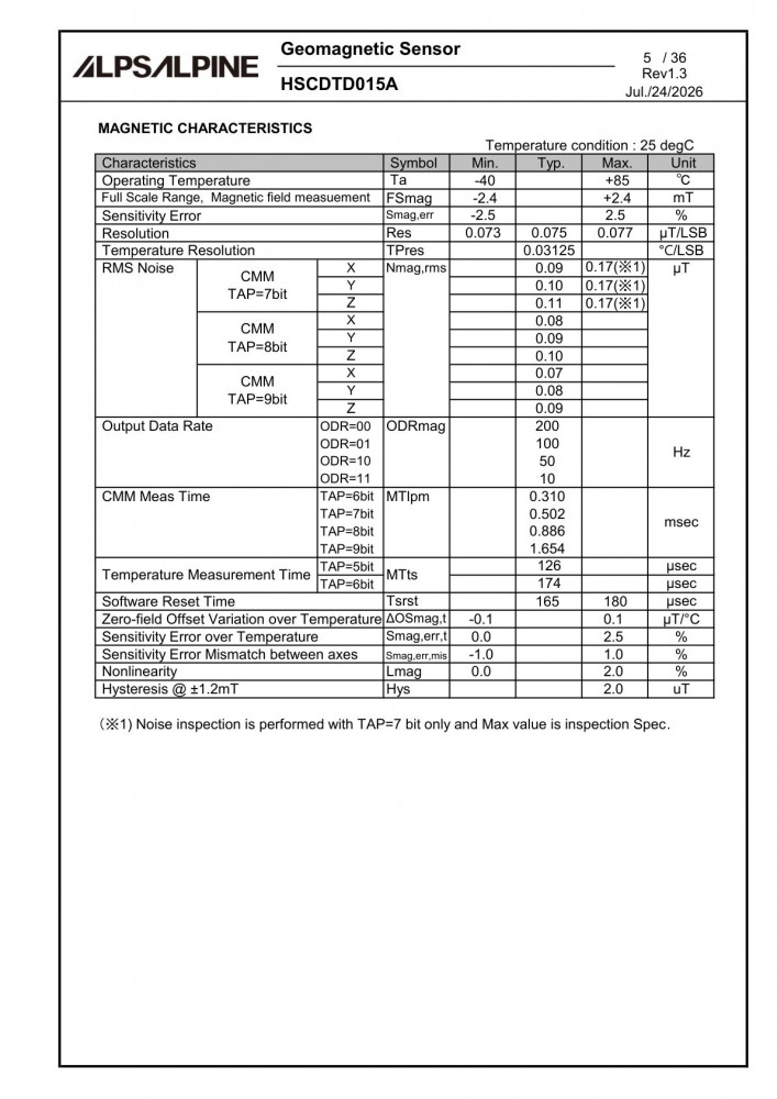 HSCDTD015A datasheet page 5