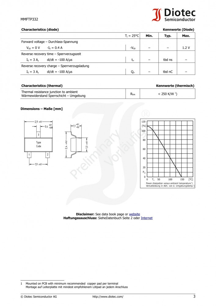 MMFTP332 datasheet page 3