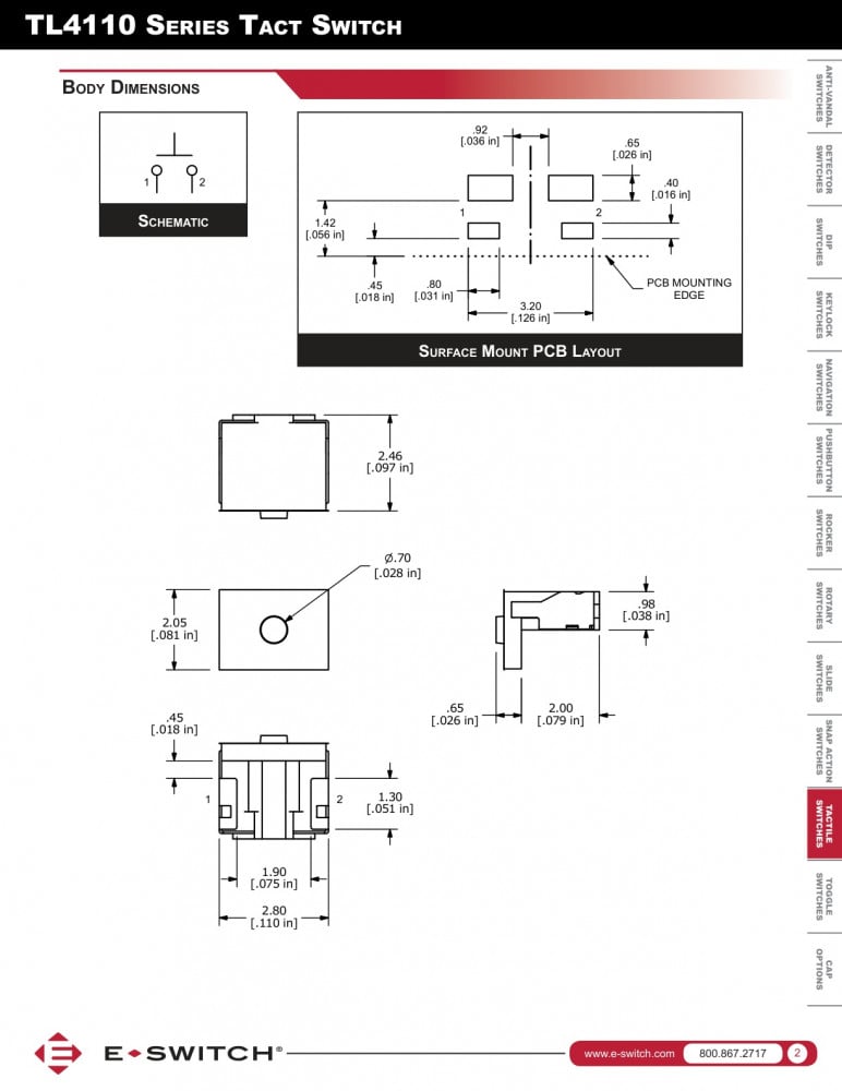 TL4110AF160Q technical document page 2