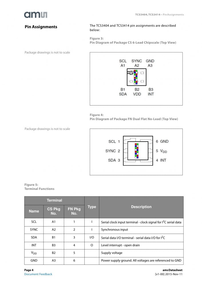 TCS3416FN datasheet page 4