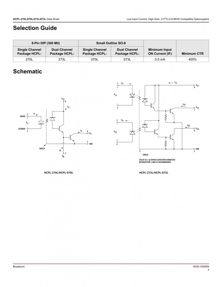 HCPL-270L datasheet page 3