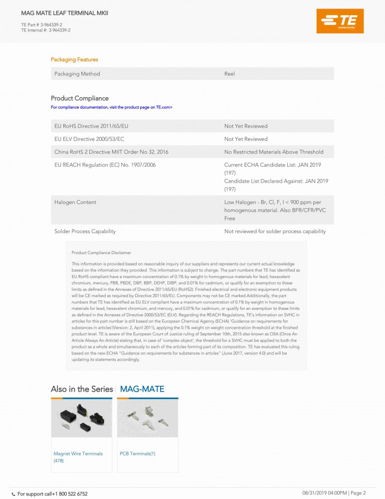 3-964339-2 technical document page 2