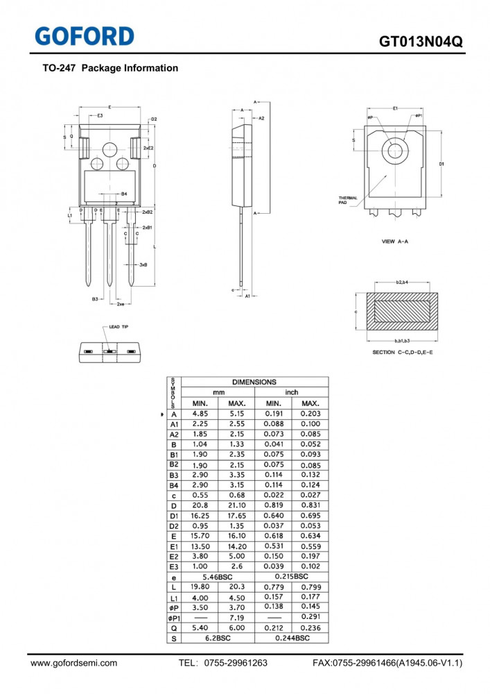 GT013N04Q datasheet page 6