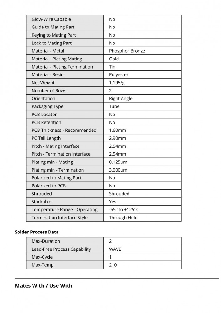 MOLEX 901522512 technical document image 3