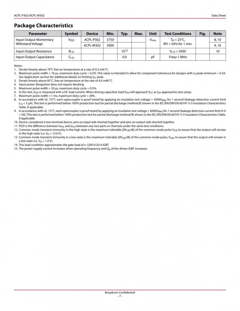 ACPL-W302-500E datasheet page 7