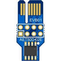 AET100F-00E-EVB01: 1 mm TMR Rotational / Linear Sensor Breakout Board