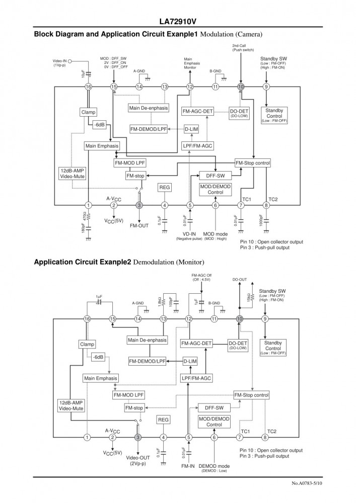 LA72910V-TLM-H datasheet page 5