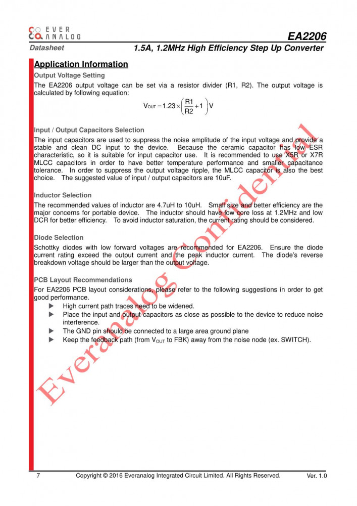 EA2206T5R datasheet page 7