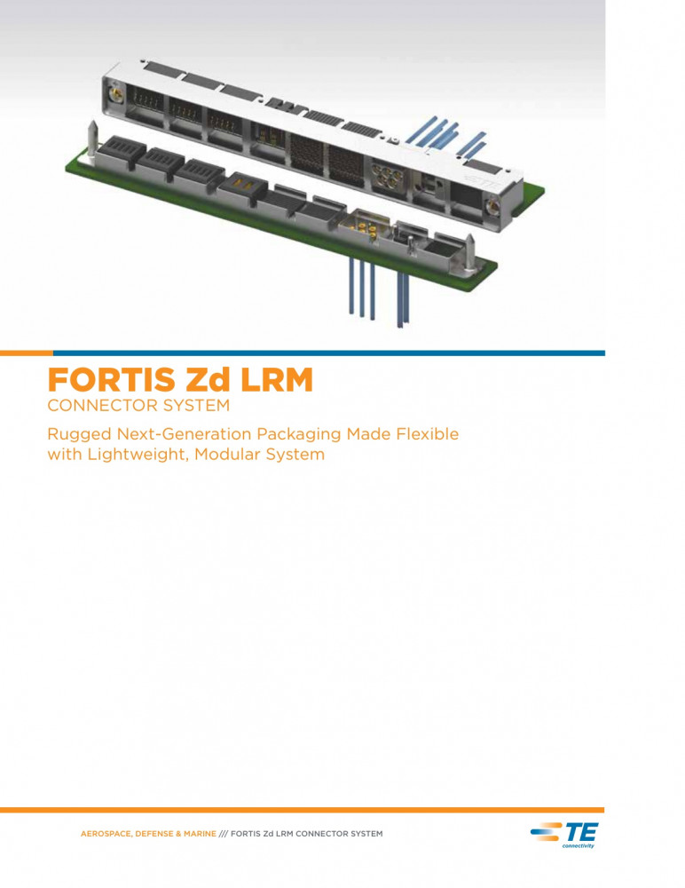 TE Connectivity FORTIS Zd LRM documentation page 1